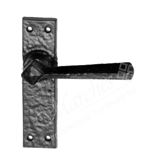 Kirkpatrick - Lever Latch Handle Set - Black 2445 - Lever Handles on ...
