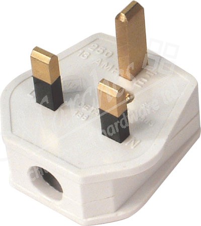 Mains plug, 3 pin - Mains plugs - Cable management - Commercial ...