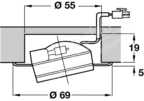 Low voltage swivel light, 12V/20W - Low Voltage Halogen Lighting ...