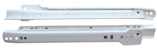400mm Drawer Runner Bottom Fix White - Drawer Runners - Cabinet ...