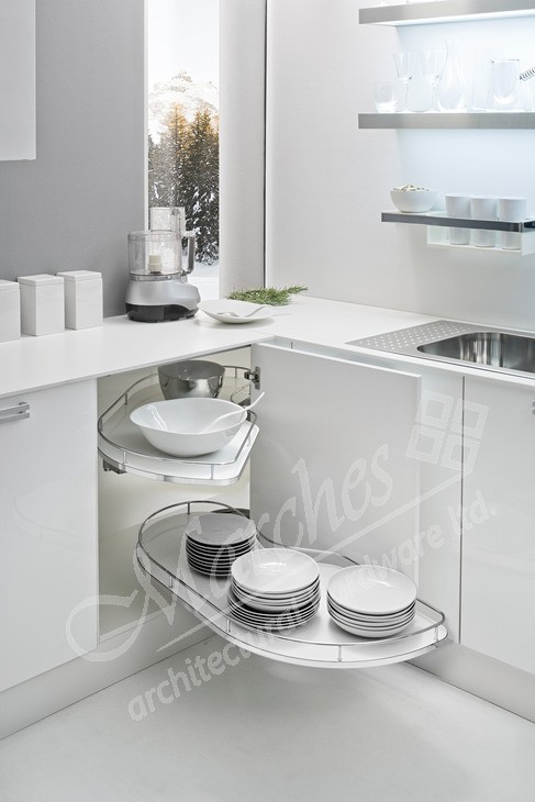 Corner Pull Out Unit For 900-1000mm Cabinets (Handed) - Pull Out Units ...