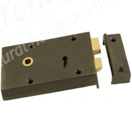 Small Cast Rim Lock - Various Finishes - Rim Locks & Latches - Locks ...