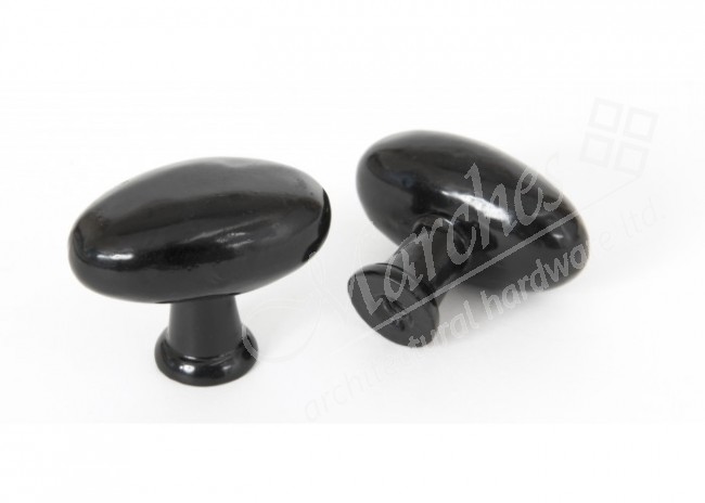 Oval Cabinet Knob - Black - Oval Knobs - Cabinet Knobs - Cabinet ...