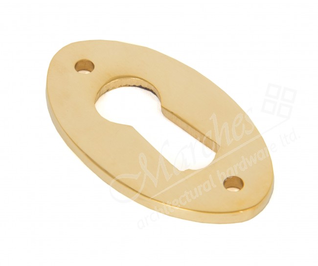 Period Oval Escutcheon - Various Finishes - Escutcheons - Escutcheons ...