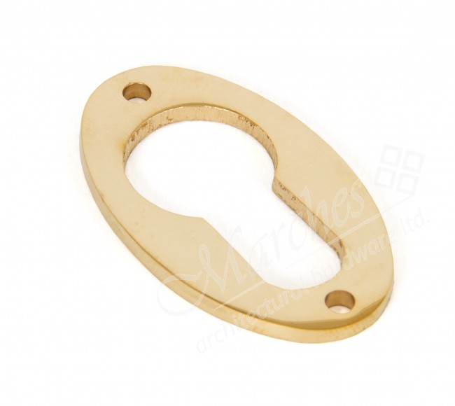 Period Oval Euro Escutcheon - Various Finishes - Escutcheons ...