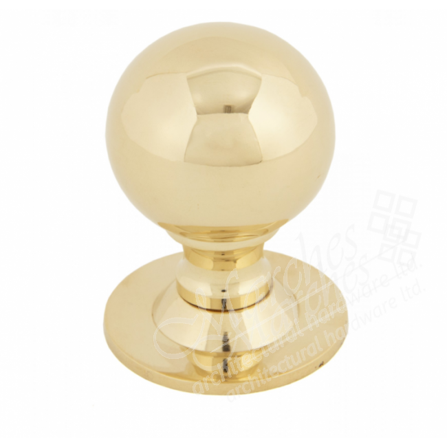Ball Cabinet Knobs - Polished Brass - Brass Knobs - Cabinet Knobs - Cabinet Fittings - Cabinet ...