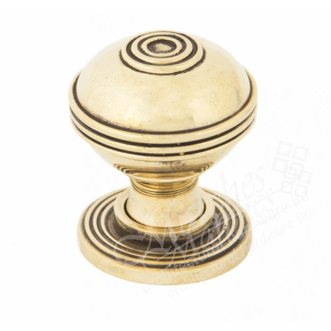 Prestbury Cupboard Knob - Aged Brass - Round Knobs - Cabinet Knobs - Cabinet Fittings - Cabinet ...