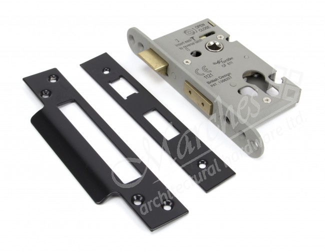 Euro Profile Sash Lock 2 1/2" - Black - Euro Profile Lock Cases ...