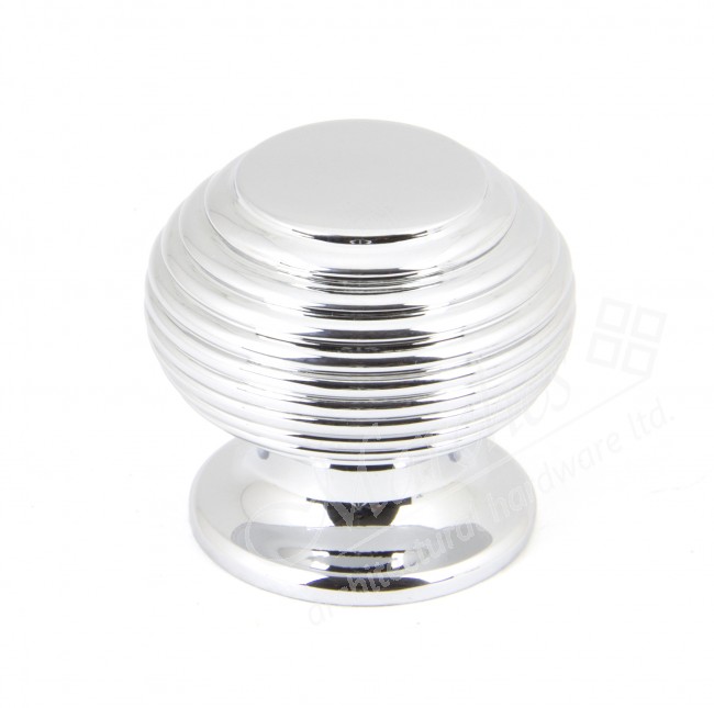Beehive Cabinet Knob 30mm - Polished Chrome - Round Knobs - Cabinet Knobs - Cabinet Fittings ...