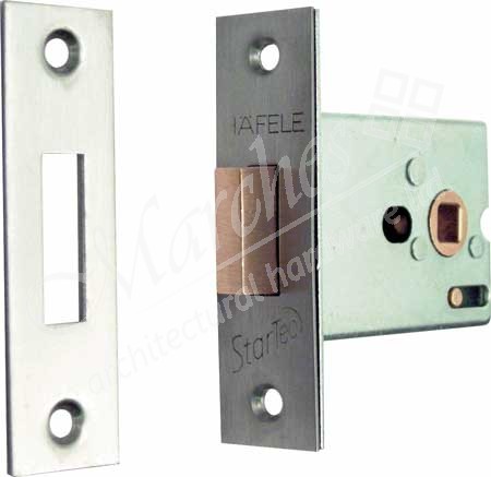Toilet Cubicle Lock Pb 76mm - Mortise Deadbolts - Locking and Security ...