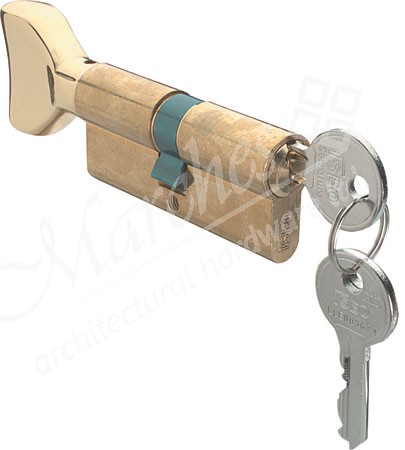 Cylinder and thumbturn, master keyed, matt nickel - Cylinders - Locking ...