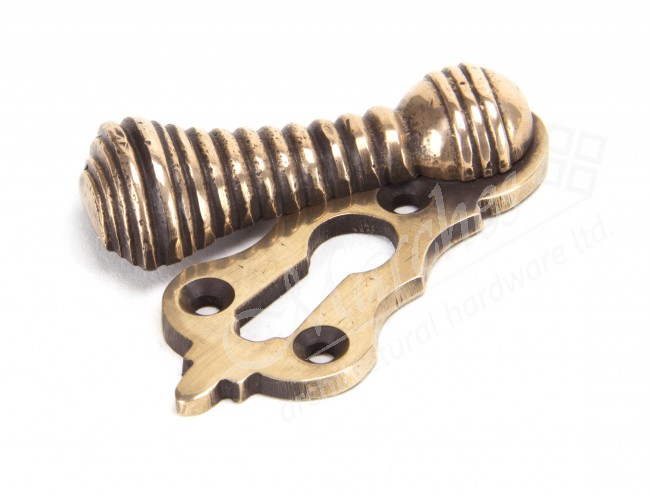 Beehive Escutcheon with Cover - Polished Bronze - Escutcheons ...