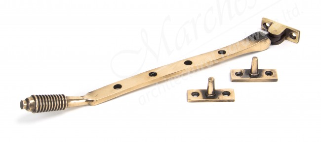 Reeded Stays Polished Bronze - Various Sizes - Window Stays - Casement ...