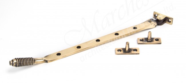 12" Reeded Stay - Polished Bronze - Window Stays - Casement Window ...