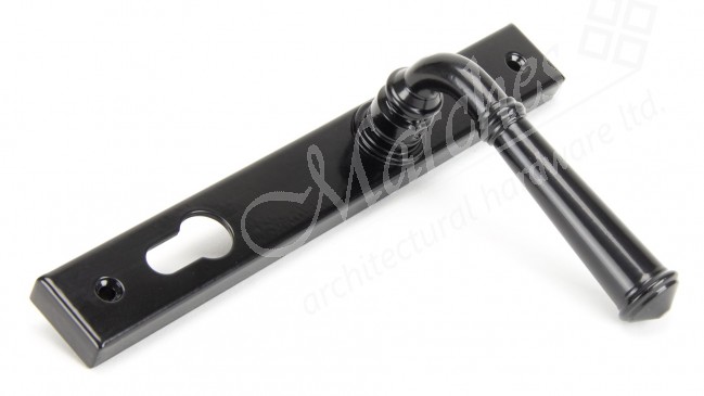 Regency Slimline Lever Espag Lock Set - Black - Espagnolette Door ...