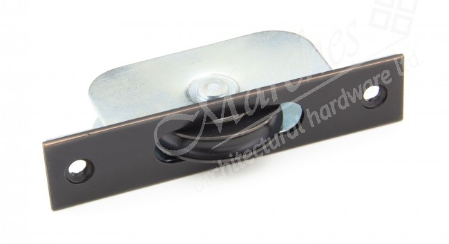 Square Ended Sash Pulley 75kg - Aged Bronze - Sash Pulleys - Sash ...