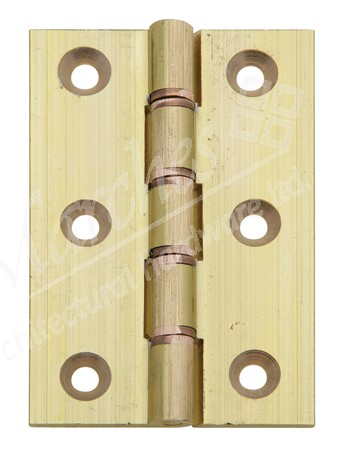 Butt Hinge Dpbw 76x51mm Brass - Washered hinges - Ironmongery Hinges ...