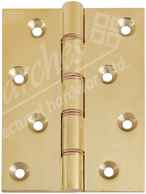 Brass DPBW butt hinge, 100 x 75 mm - Butt hinges - Ironmongery Hinges ...