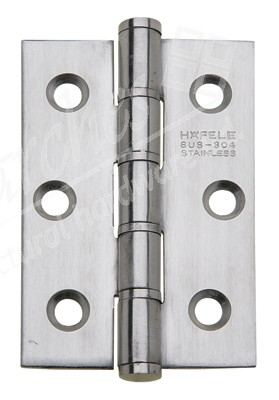 Butt Hinge Washered SSS 76x52mm - Washered hinges - Ironmongery Hinges ...
