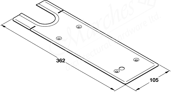 Floor spring cover plate - Glass Door Patches - Standard - Folding ...