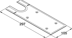 Floor spring cover plate - Glass Door Patches - Standard - Folding ...