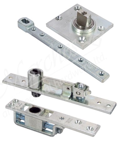 Double Action Pivot Set 75x70mm Plate - Floor Pivots - Door Closing ...