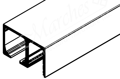 Top Track Fixed Glass Alu 2.0m - Tracks - Folding & Sliding Door ...