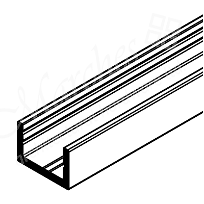 Hawa Fixed Glass Profile 3500mm SAA - Profiles for glass - Folding ...