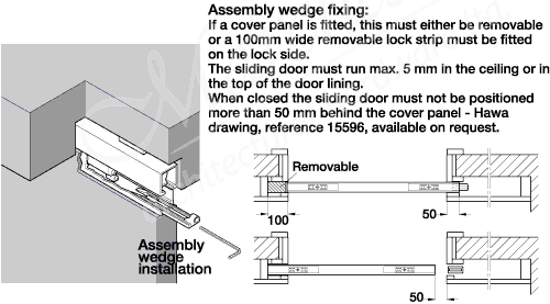 Assembly Wedge Aluminium - Sliding Door Gear - Folding & Sliding Door ...
