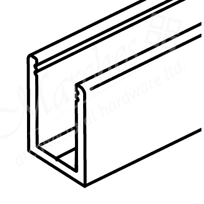 EKU Porta 100 GWF U-shaped guide track - Channels - Folding & Sliding ...
