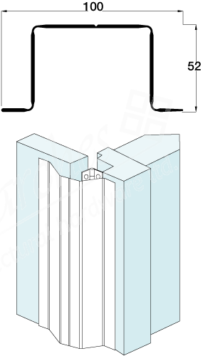 Standard Finger Guard 1975mm White - Finger guards - Door Furniture ...