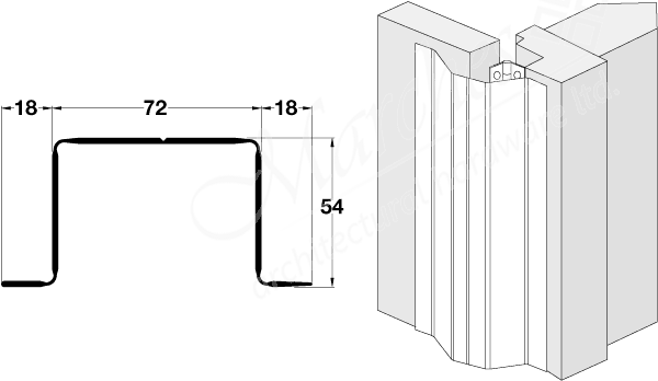 Standard finger guard - Finger guards - Door Furniture - Ironmongery ...