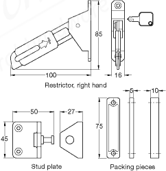 Res-Lok surface locking restrictor - Window stays - Window fittings ...