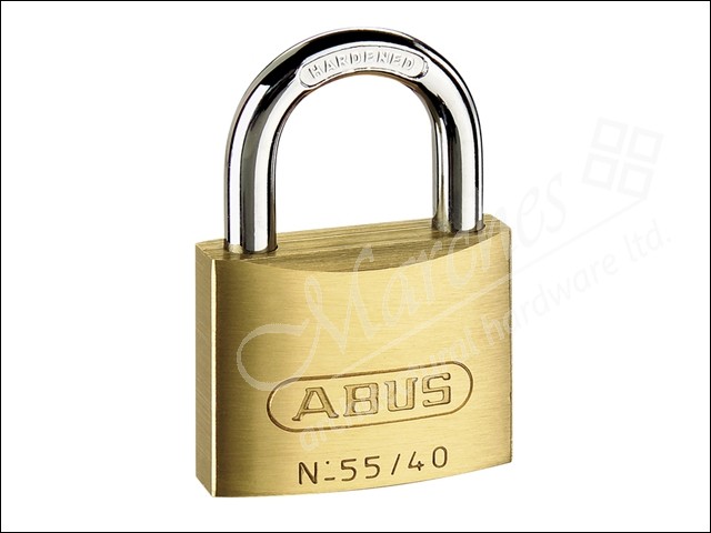 55/60 60mm Brass Padlock - Marches Architectural Ironmongery
