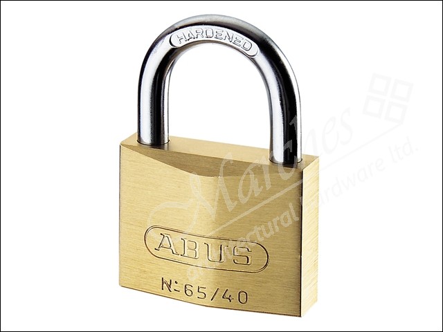 65/25 25mm Brass Padlock Carded - Marches Architectural Ironmongery
