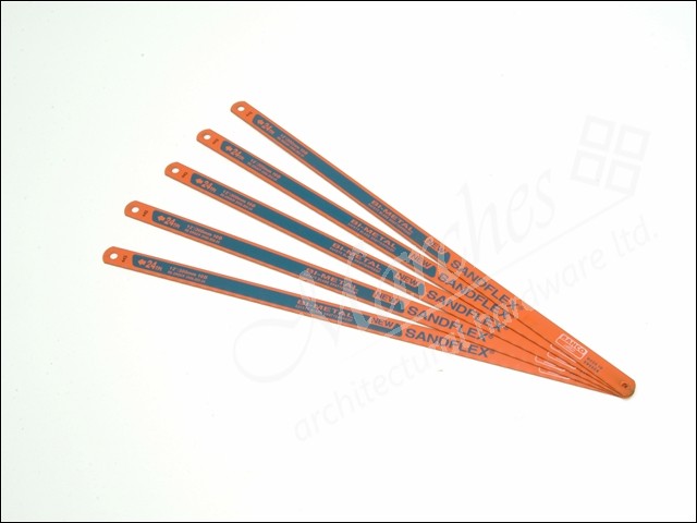3906 Sandflex Pack 5 Hacksaw Blades 12 x 24 - Hacksaw Blades - Saws ...
