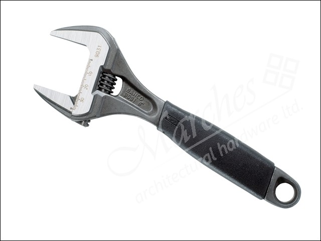 9031 Adjustable Wrench Extra Wide Jaw 38mm Capacity (20 cm/8 in ...