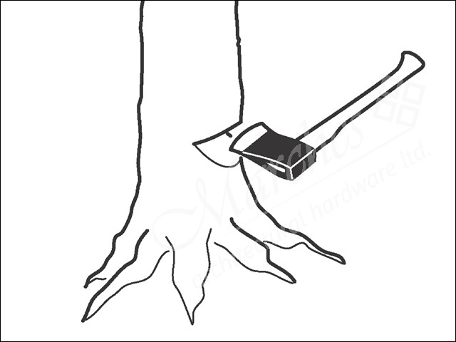 FGS-1.6-810 Felling Axe 3.1/2lb - Felling Axes - Axes & Splitting ...