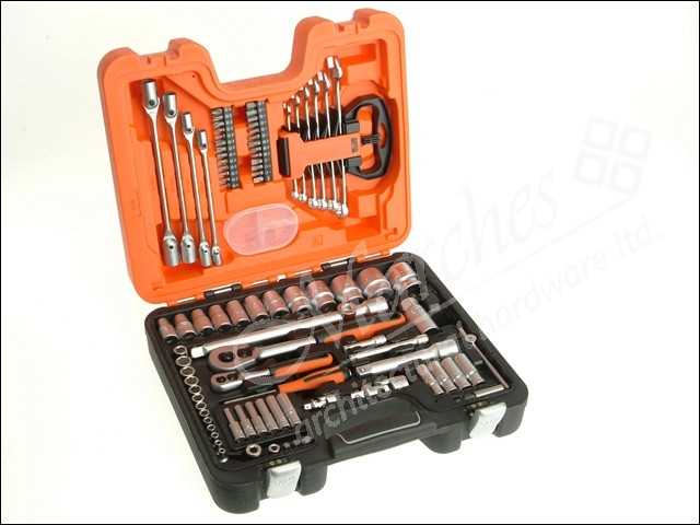 S910 Socket Set 91-Piece 1/4 & 1/2in Drive - 1/4 & 1/2in Drive Socket ...