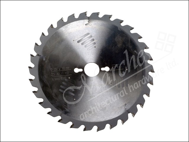 Circular Saw Blade Series 60 250 x 30 x 30 Tooth - Marches ...