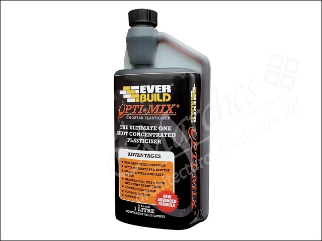 Opti-Mix Mortar Plasticizer 1 Litre - Marches Architectural Ironmongery