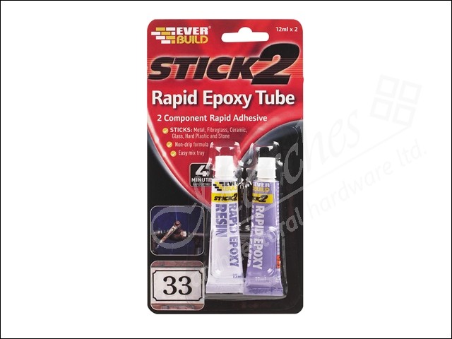 Stick 2 Rapid Epoxy Tube - Marches Architectural Ironmongery