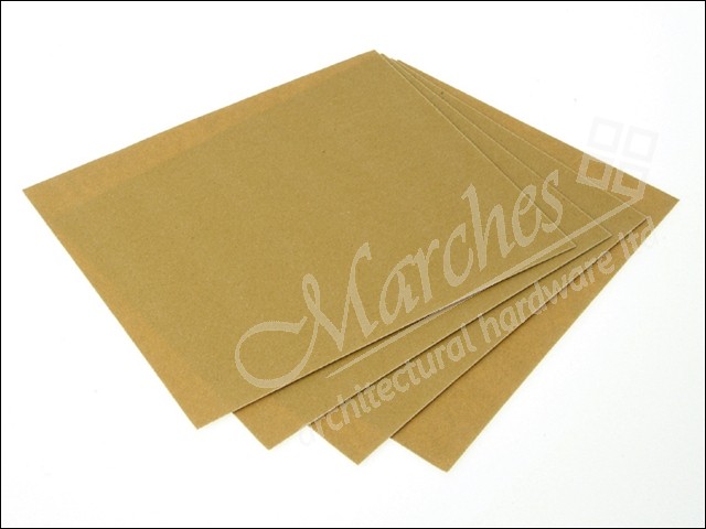 Glasspaper Sheets (5) 230 x 280mm Medium - Marches Architectural ...