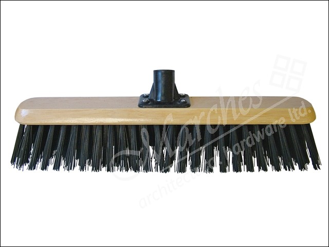 Black PVC Platform Broom Head 450mm (18 in) Threaded Socket - Brush ...