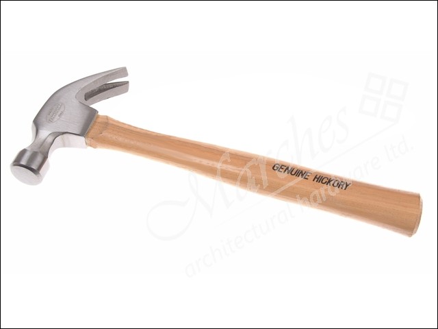 Claw Hammer 454g (16oz) Hickory Handle - Claw Hammers Wooden Shaft ...
