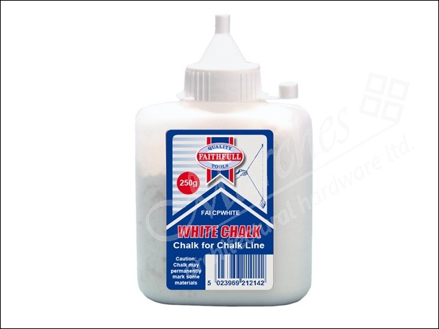 Chalk Powder 250g - White - Chalk Powder - Marking Out Tools - Hand ...