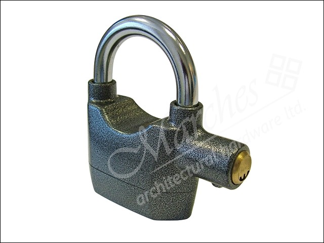 Padlock 70mm with Security Alarm - Marches Architectural Ironmongery