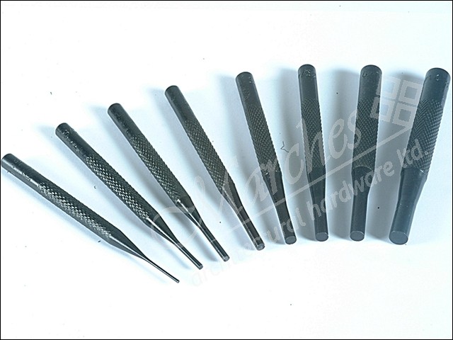 Parallel Pin Punch Set 8 Round Head - Parallel Pin Punches - Punches ...