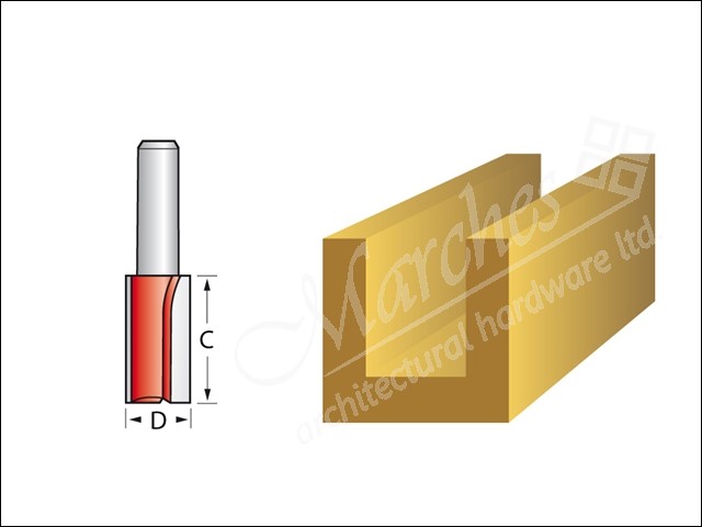 Router Bit Tungsten Carbide Two Flute 12.7mm 1/4in Shank - Marches ...