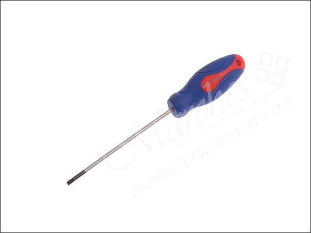 Terminal Soft Grip Screwdriver 100mm x 3mm - Faithfull Screwdrivers ...